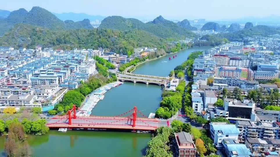 中国桂林,广西壮族自治区,桂林市 世界旅游城市