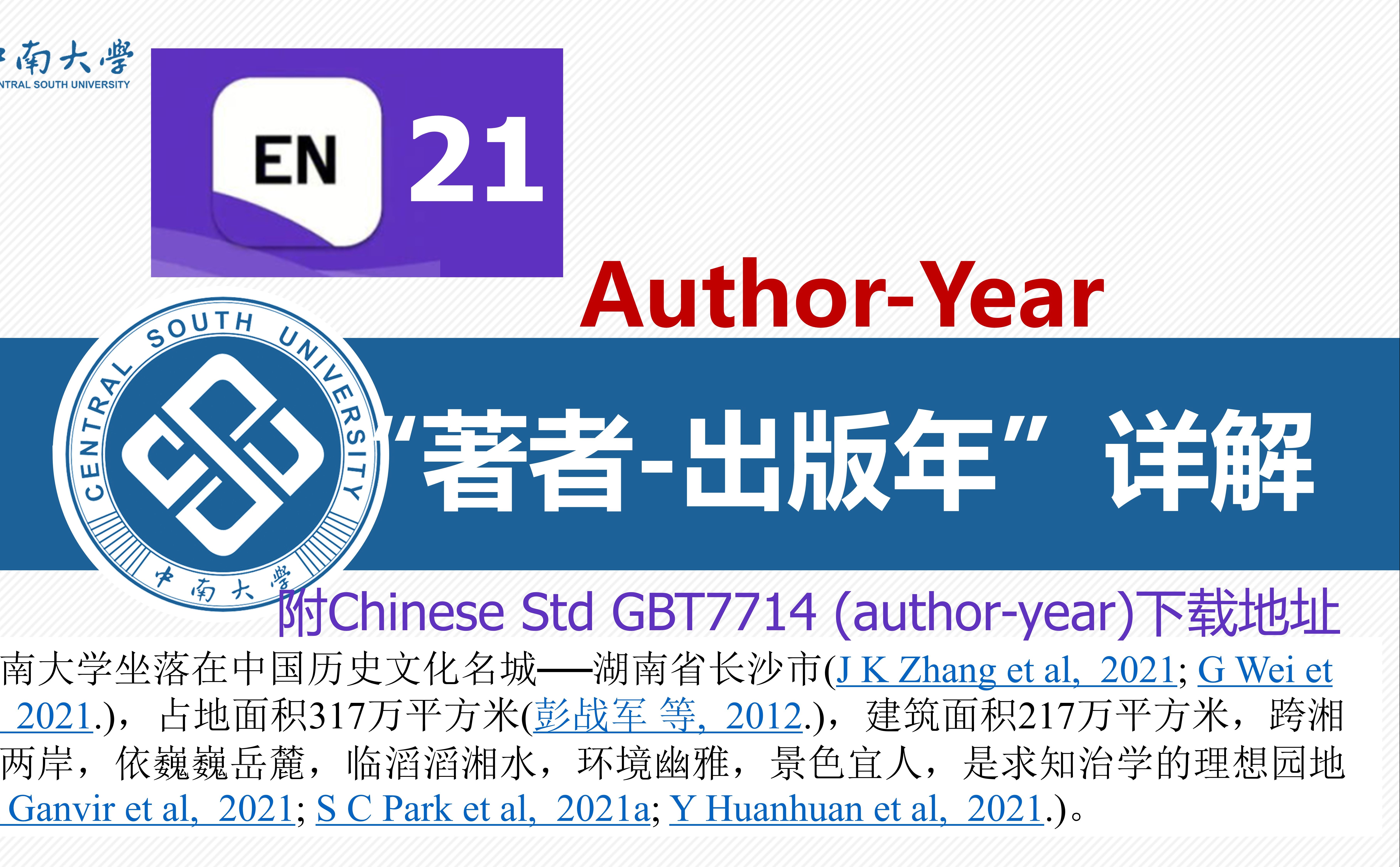 13:如何设置“著者-出版年”制的输出样式?