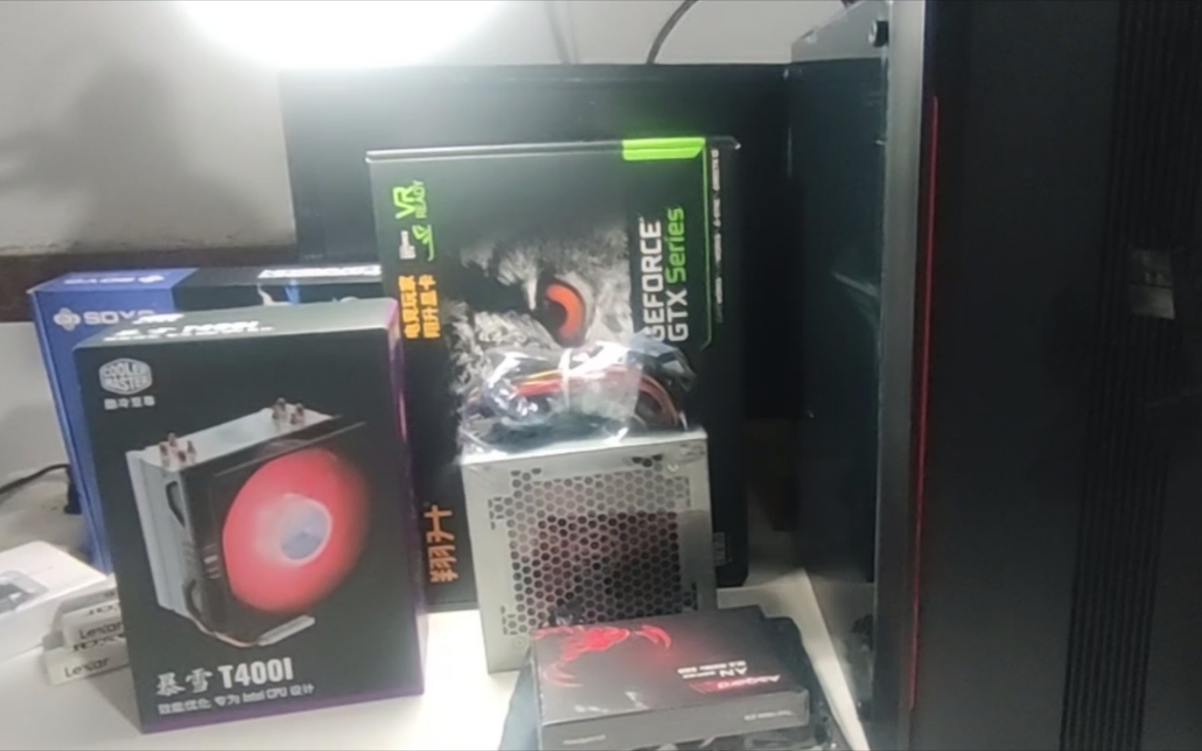 ...器绝对黑商电脑主机,10100f+8g+h410主板+950显卡,鹿哥的禅学配机