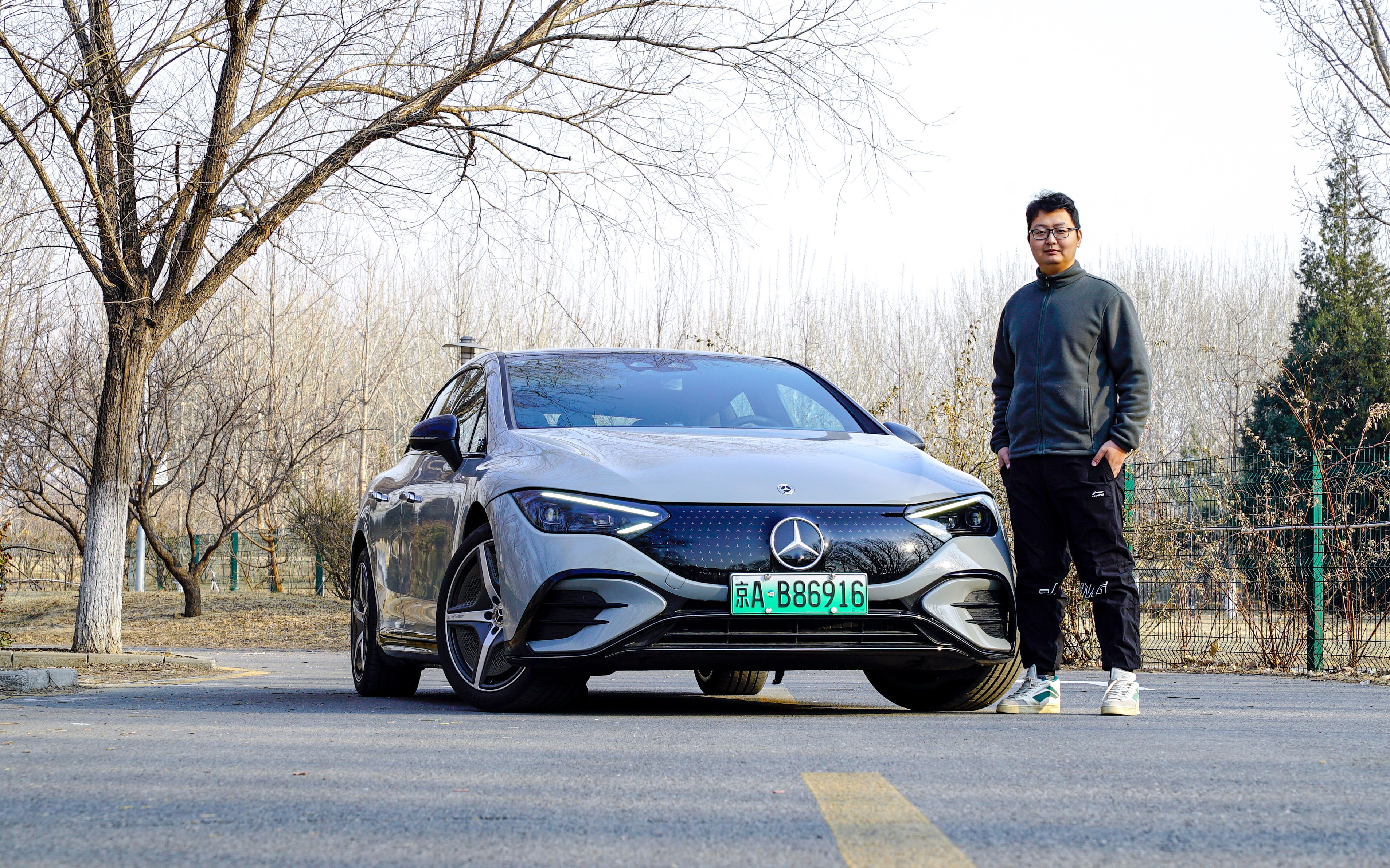 北京冬天实测奔驰纯电EQE续航,老牌劲旅实力几何?