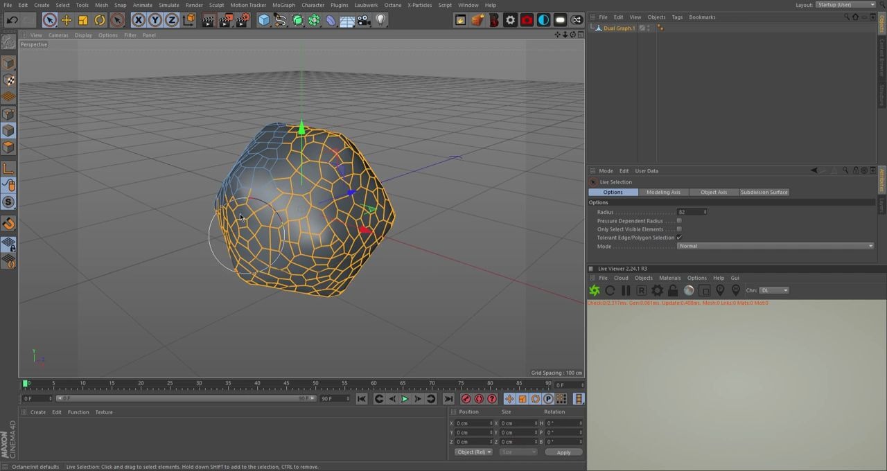 C4D python插件“ DualGraph”和教程