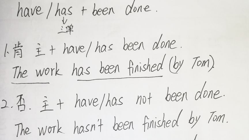 英语语态——现在完成时的被动语态核心构成:have/has been done
