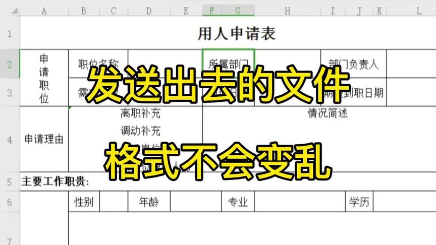 我们把调整好格式的表格发送给别人,打开就变乱了