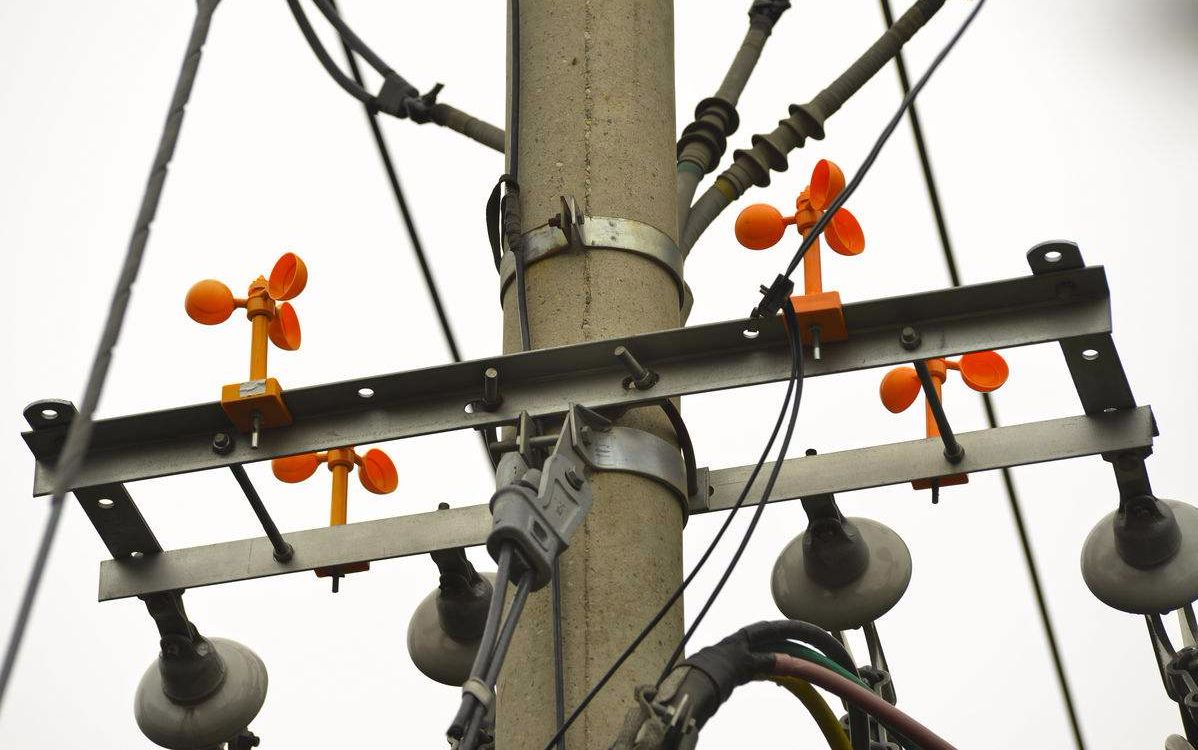 电线杆上装风速计为什么?