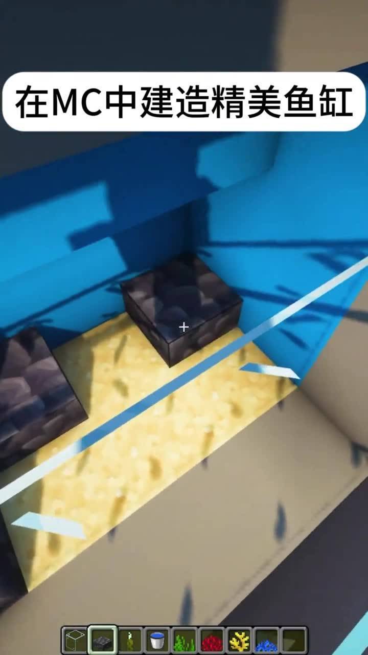 在MC中制造精美鱼缸