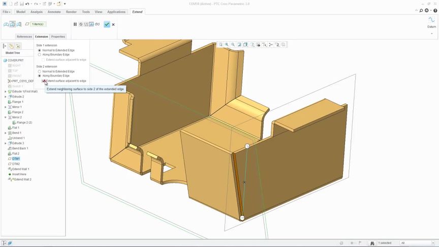 Creo Parametric基本教程钣金