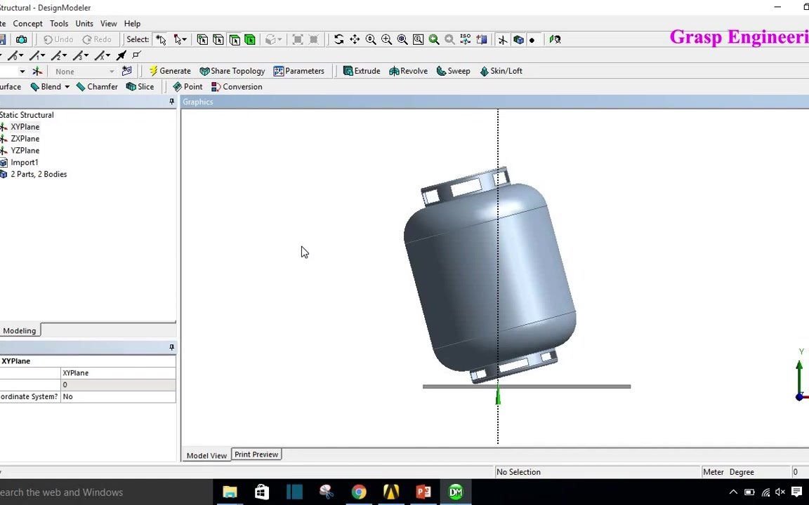 基于ANSYS workbench的气瓶冲击显式动力学分析