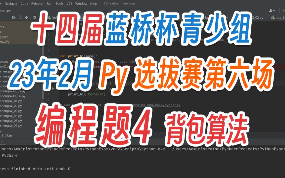 [背包算法]蓝桥选拔赛Py真题讲解-十四届第六场第4题-20230212