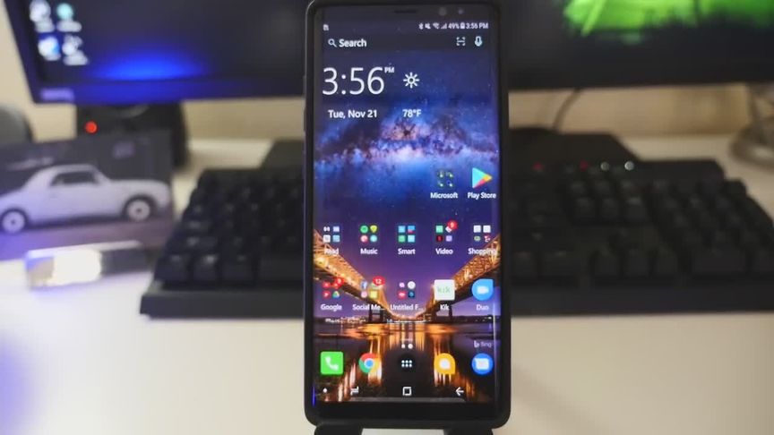 全面屏三星Galaxy Note 8搭载微软 桌面,理想中的surface phone