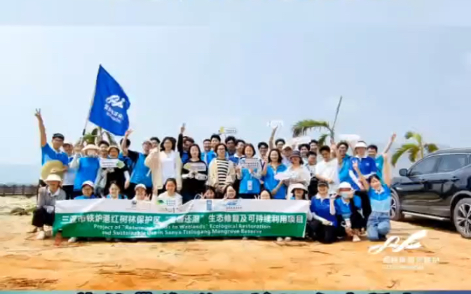 打“浒”行动进行时:清理浒苔,拯救红树林,我们在行动!——《三亚市...