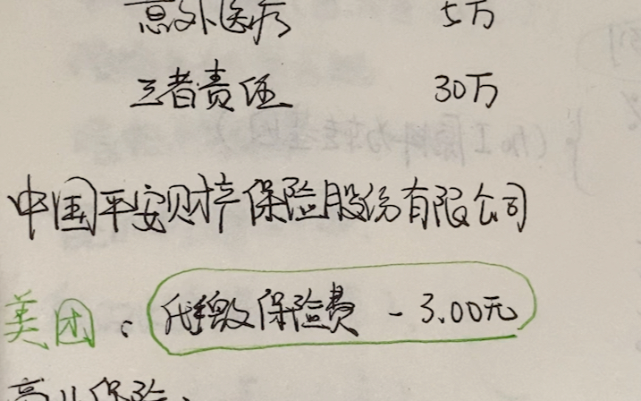 2022-10-06 蜂鸟众包 服务费3元,美团众包 代缴保险费3元。保险公司:...