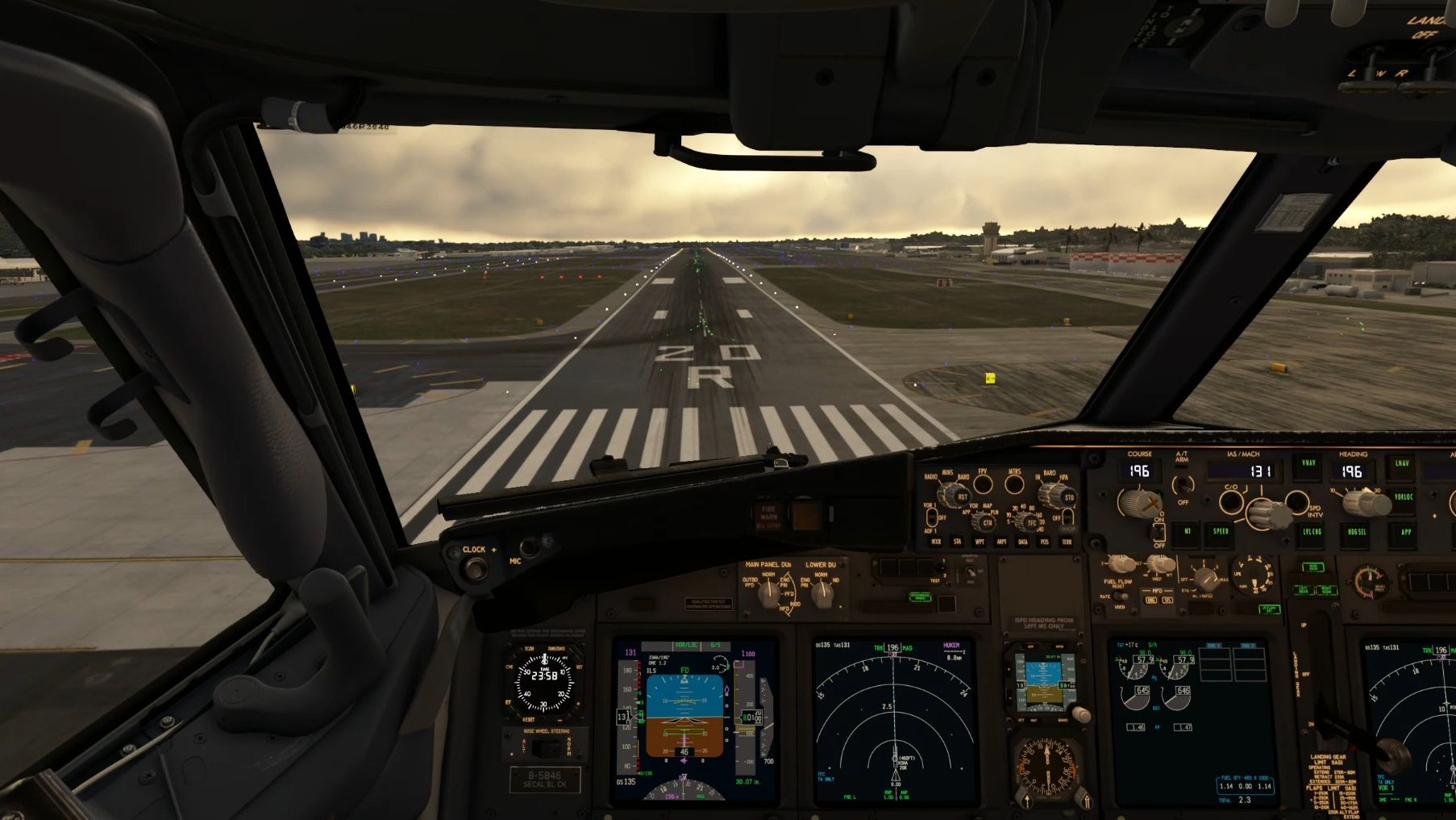 MSFS2020 KSNA 20R 2023-12-31