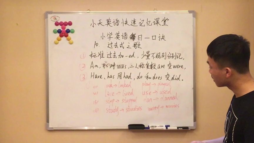 小学英语口诀课堂十!过去式之歌!