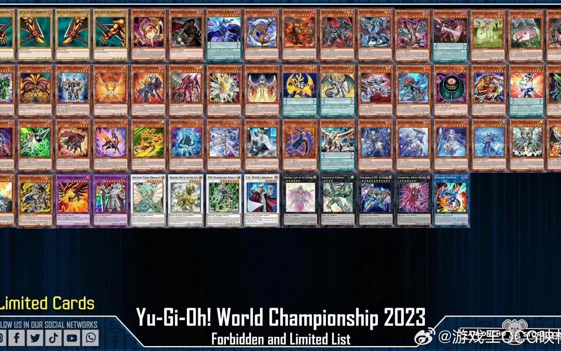 2023游戏王世界赛禁卡表公布