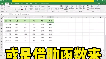 Excel显示公式