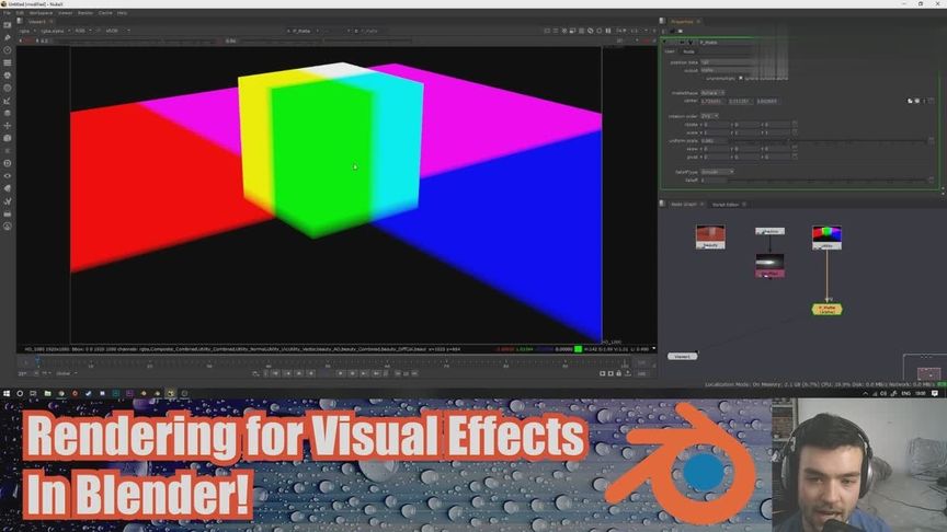blender-国外小哥讲解-怎么做视觉特效的渲染-很正统的思路