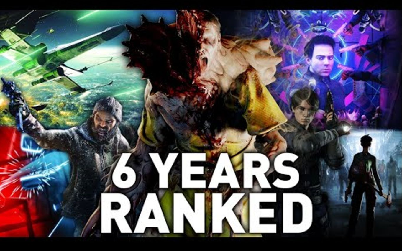 过去6年VR游戏排名,2022年最佳VR游戏 6 Years of VR games Ranked -