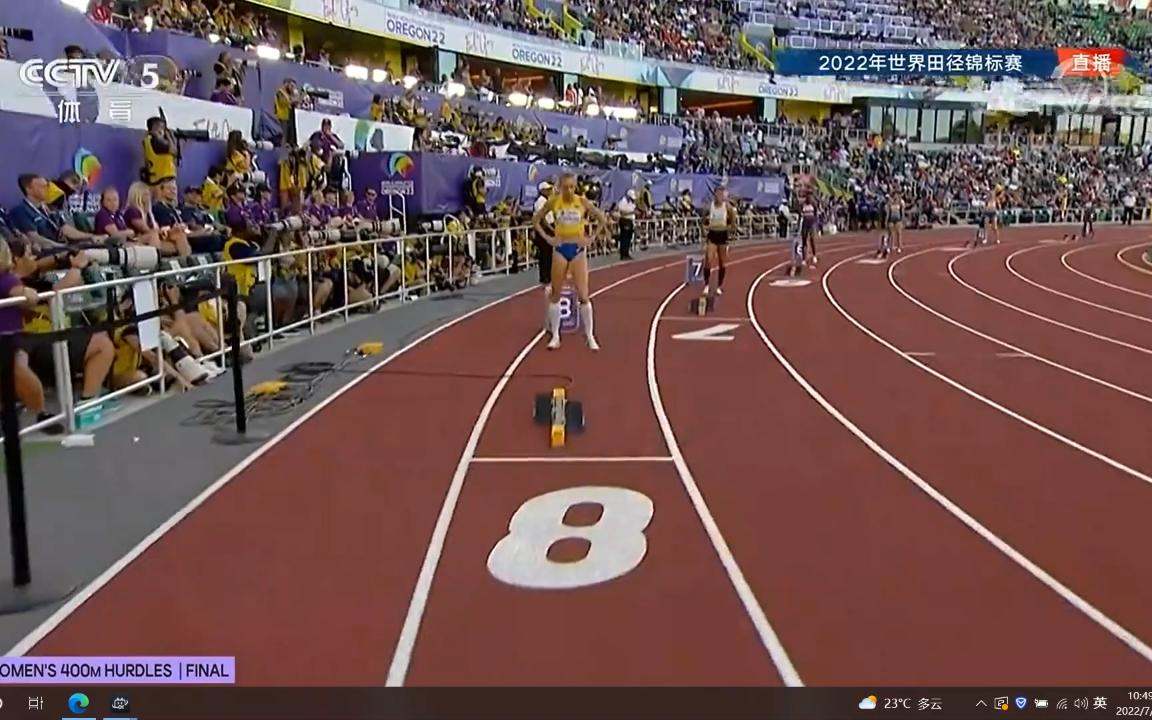 2022尤金世锦赛女子400米栏新的世界纪录