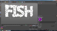 【GSG】C4D制作彩球汇聚生长文字动画教程