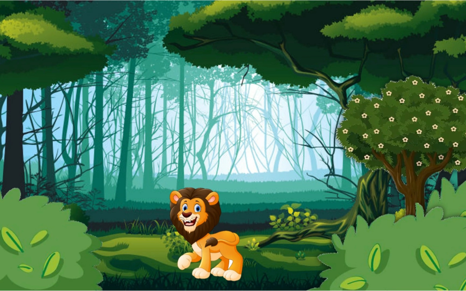 【PPT动画|模仿练习】课件游戏-丛林动物介绍