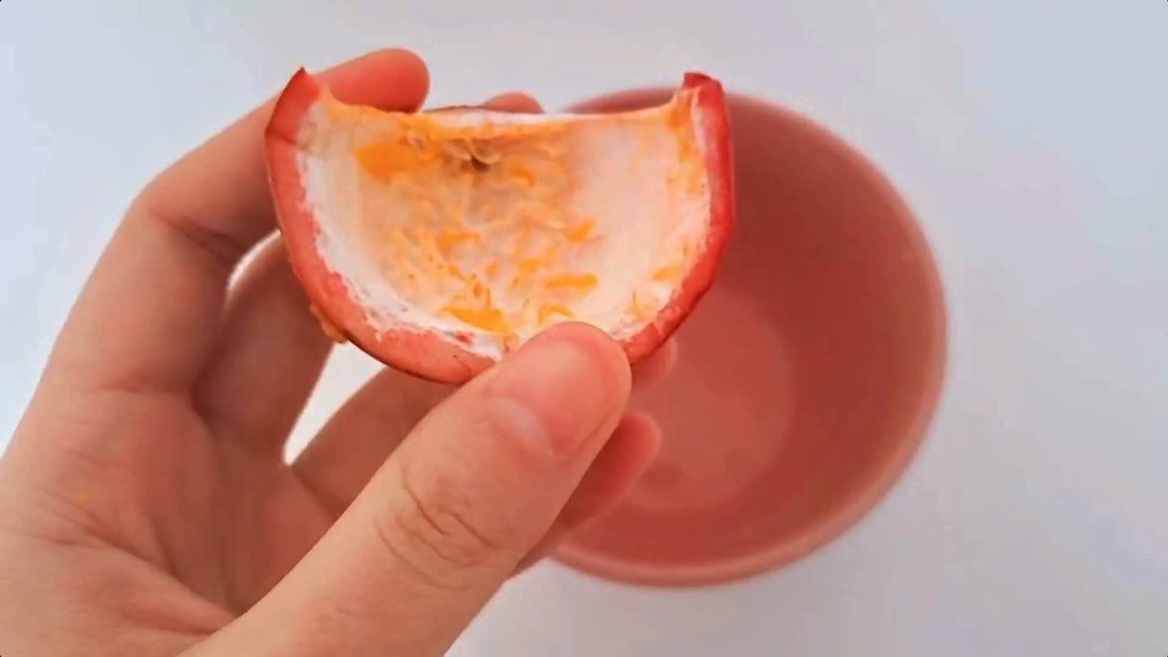 没想到百香果的皮用处那么大,煮一煮喝汤,不要扔