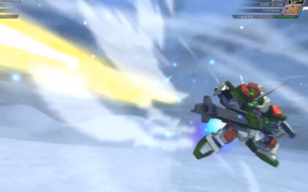 SD GUNDAM G世纪火线纵横(NS)战斗动画 -- 暴风高达