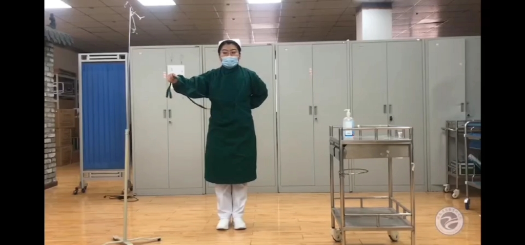 【护理操作】穿脱隔离衣—技能高考操作视频