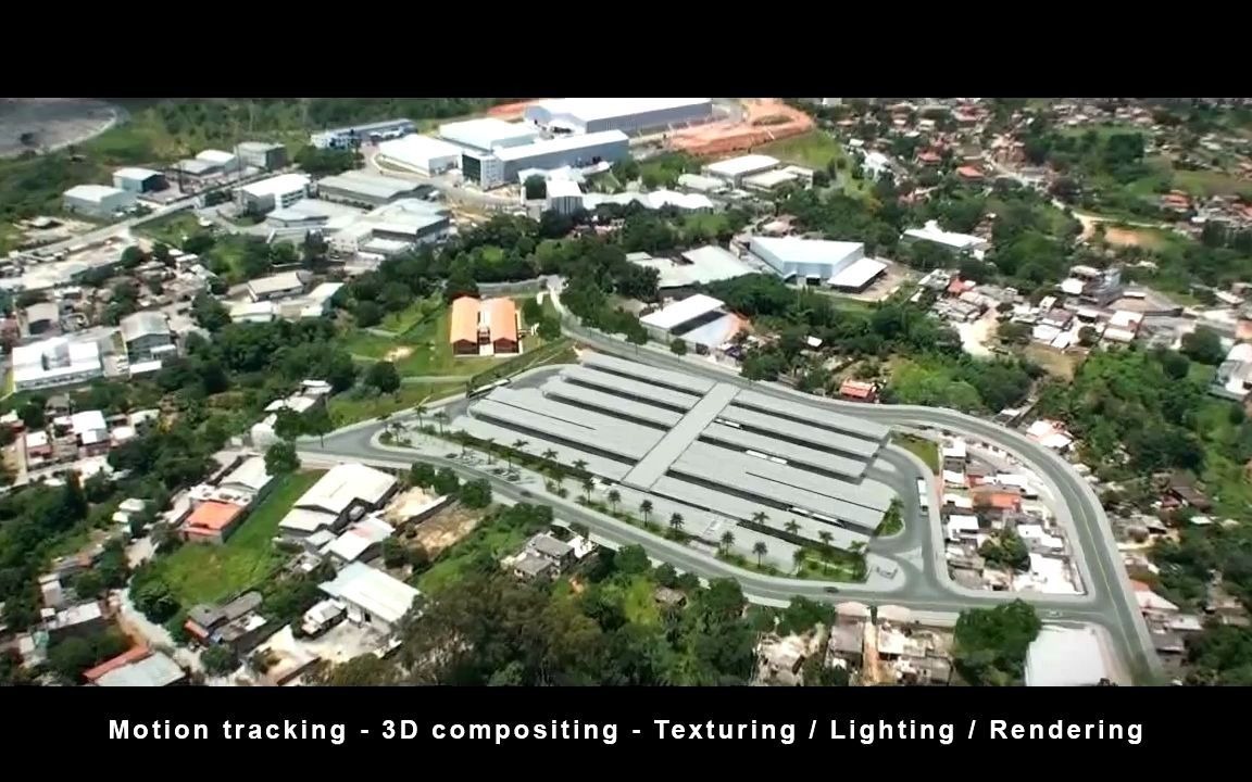 3dsmax 建筑动画 实景合成 写实渲染