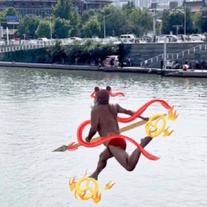 满山的猴子我臀最红 