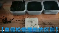真假松烟墨粉的区别