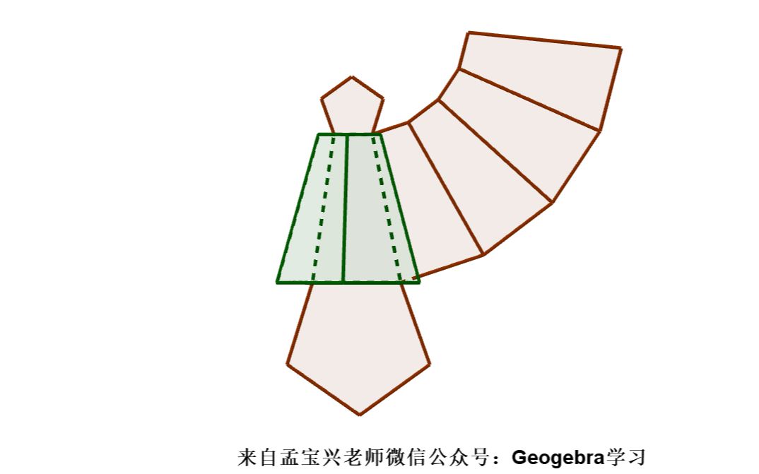 用Geogebra实现柱体展开