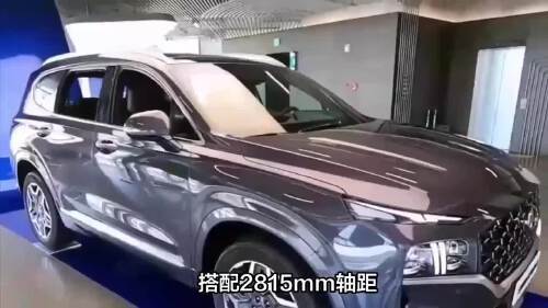 爸爸们抢着开!现代圣达菲混动SUV:客厅级大空间,油耗低至15.5kmL
