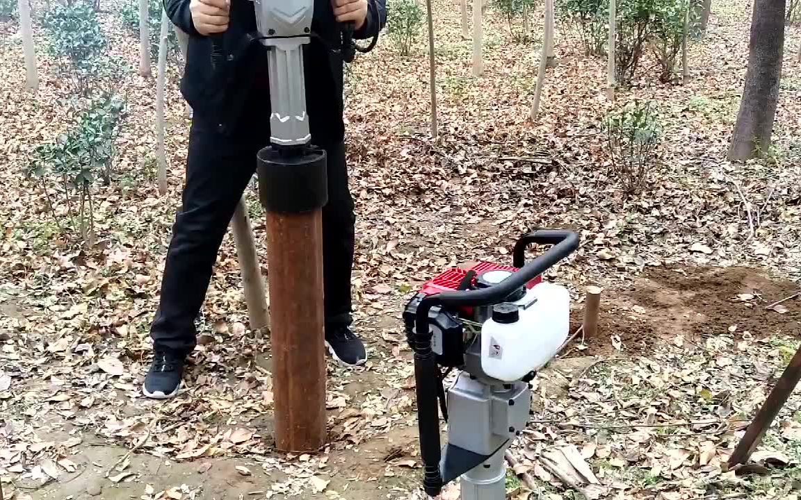 小型钢管打桩机