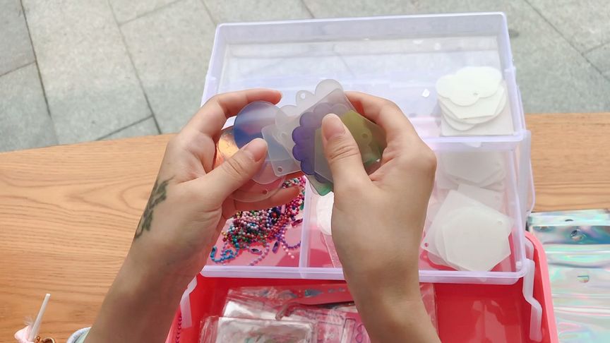 咕卡开箱体验#打卡手帐贴纸#咕卡盘#手工DIY