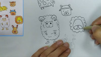 零基础绘画动画人物:手账素材可爱动物