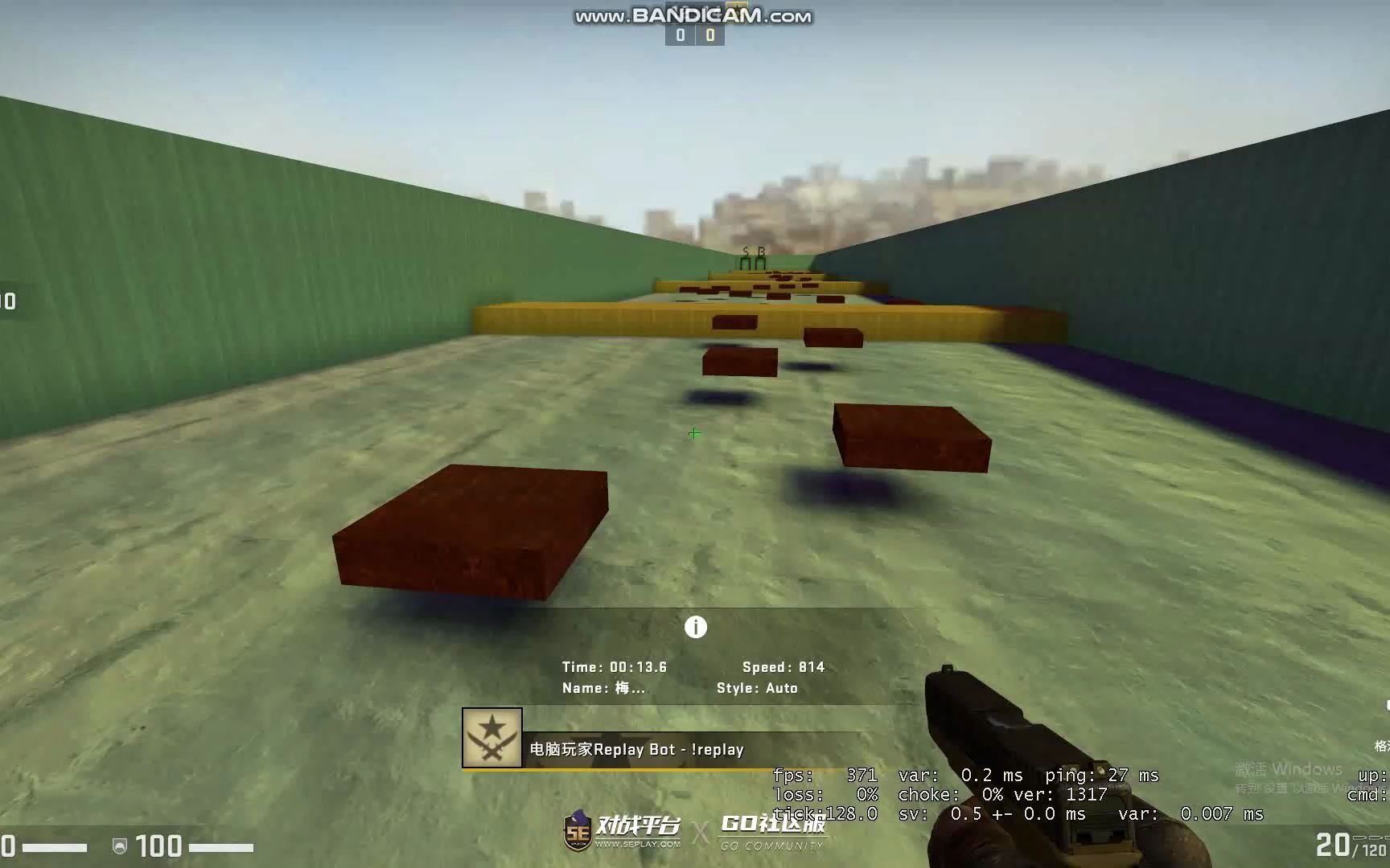 如果你在CSGO里达到1000速度【CSGO不限速连跳】