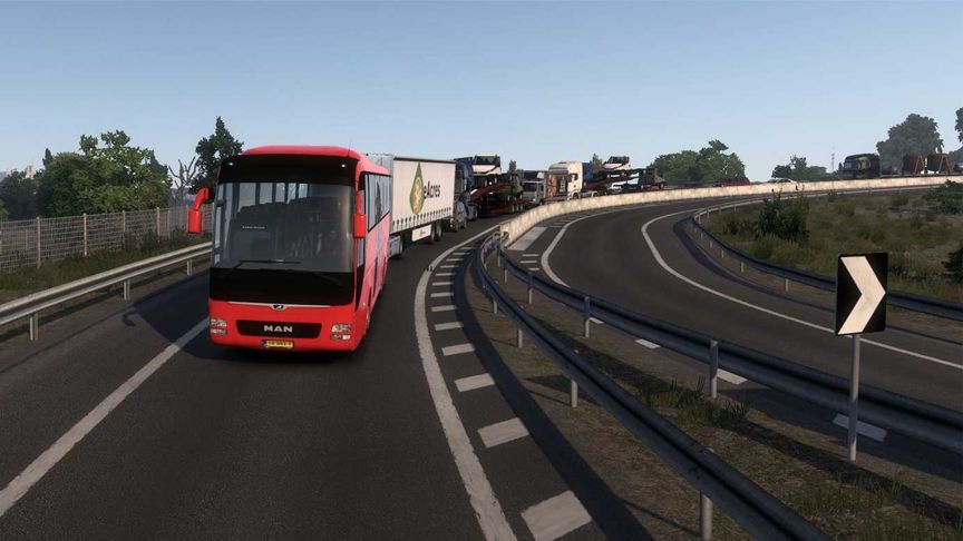 欧洲客车模拟:早晨继续南下意大利