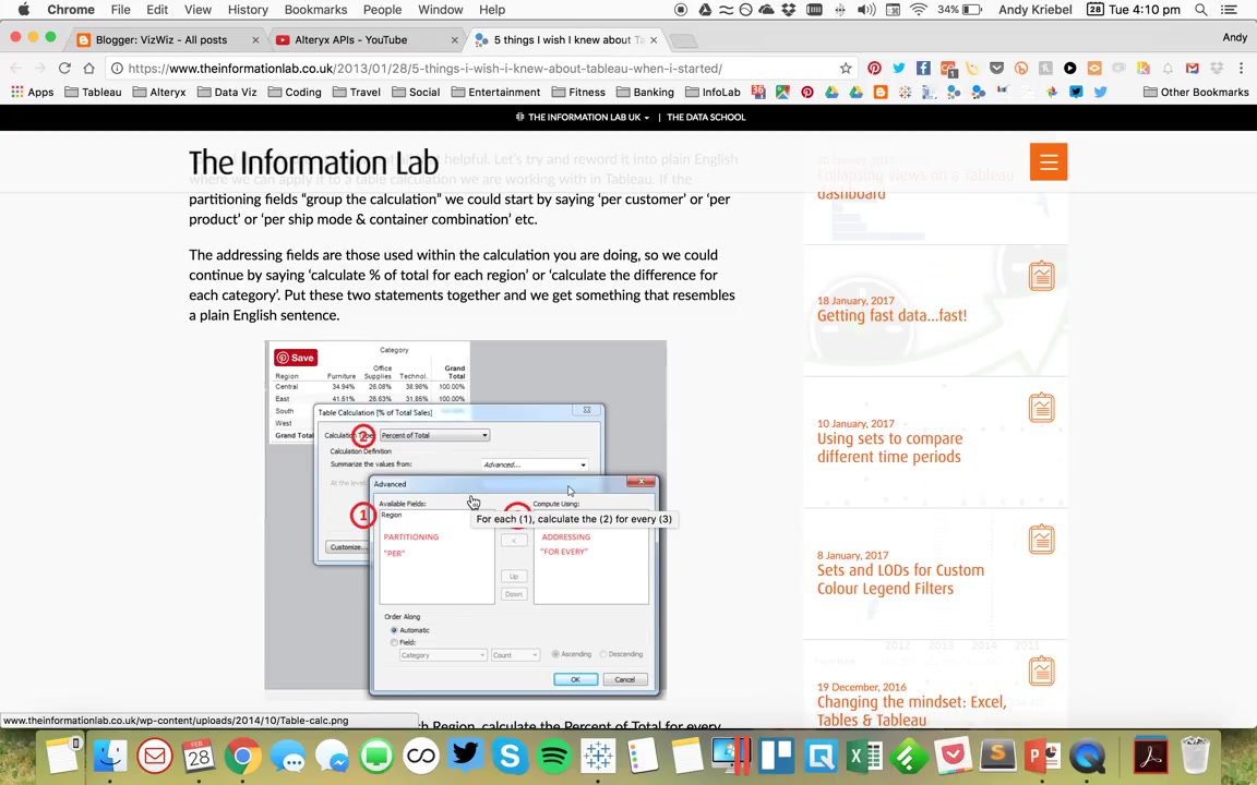 【Tableau】Tableau 表计算概览