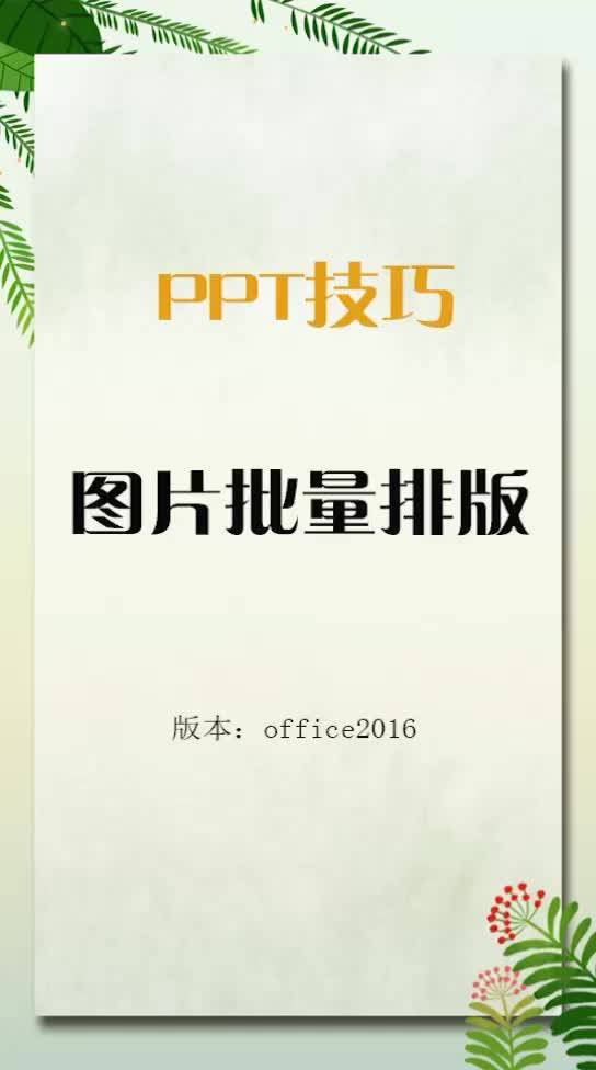 批量插入图片,迅速批量排版技巧了解一下哦,你会节省很多时间
