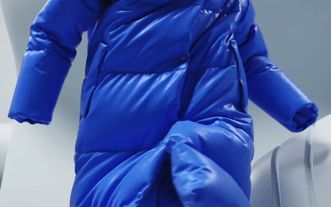 【动态视觉鉴赏】C4D动态柔软趣味产品展示短片 LEFTIES - 羽绒服 ...