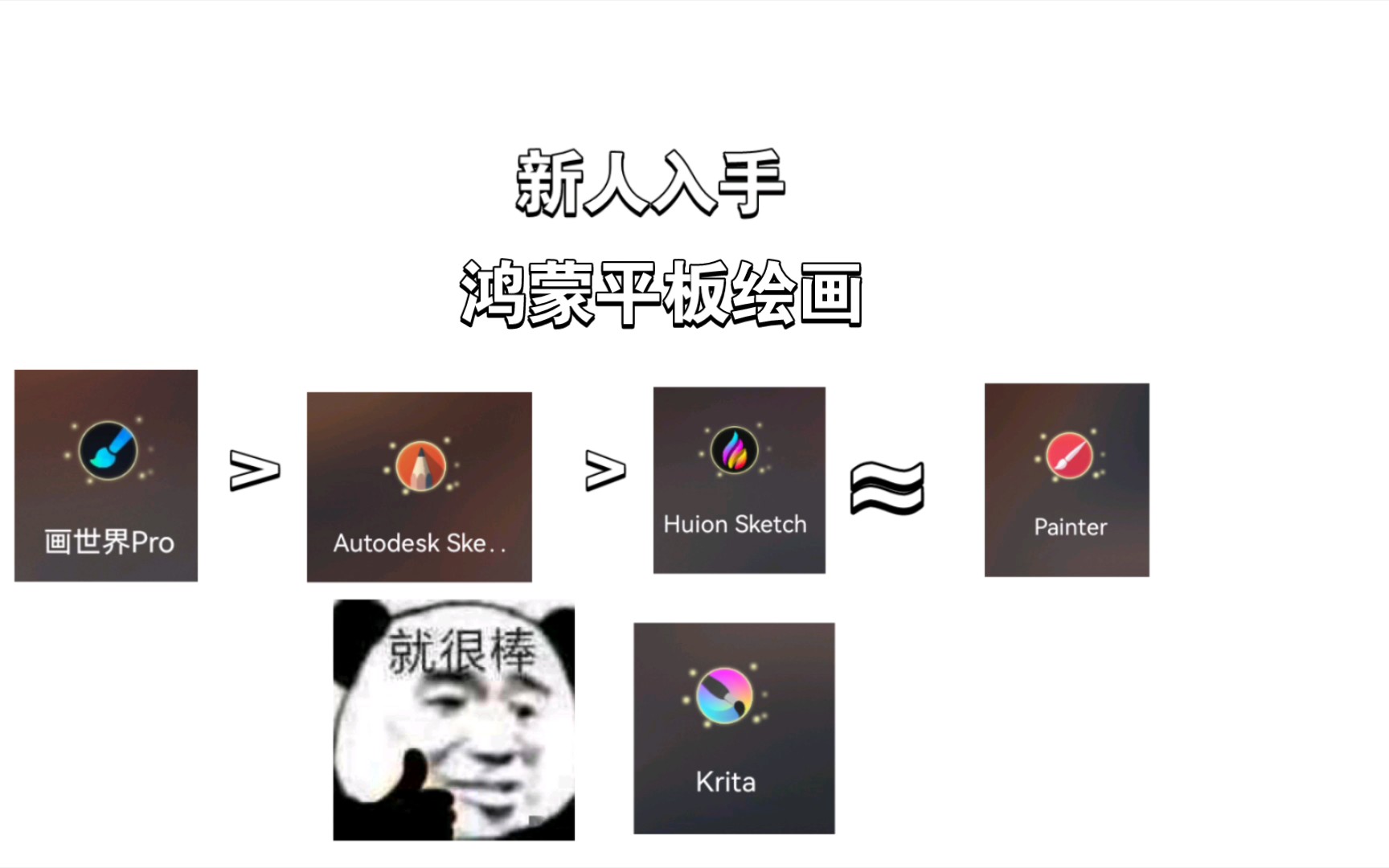 华为平板绘画软件推荐