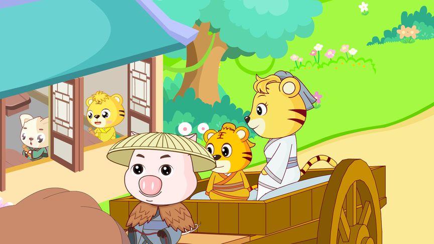 经典睡前故事动画《孟母三迁》