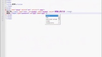 html基础视频教程之表单制作