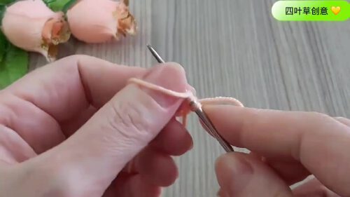 淡雅别致的镂空小方块花样编织教程,简单易学,花样百搭