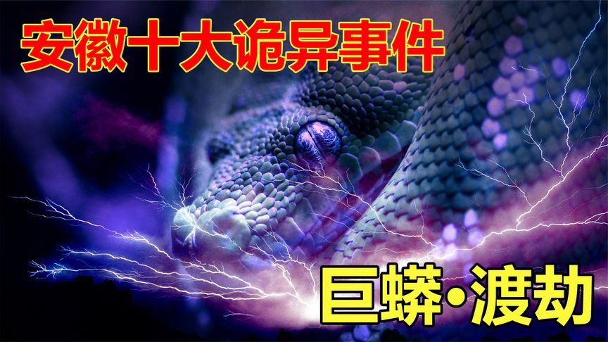 百人目睹!95年安徽巨蟒渡劫事件,胆小者慎入!