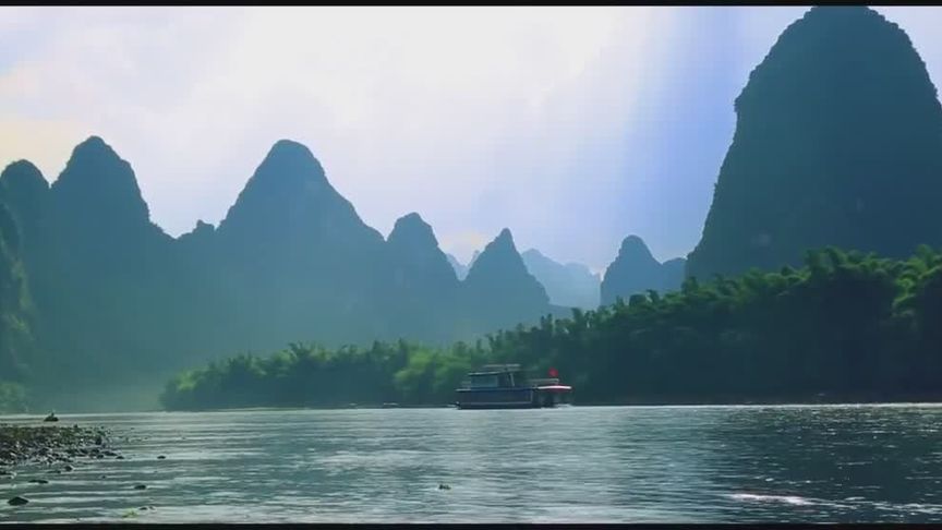 世界之旅之中国桂林旅行宣传片,感受桂林山水甲天下的风光