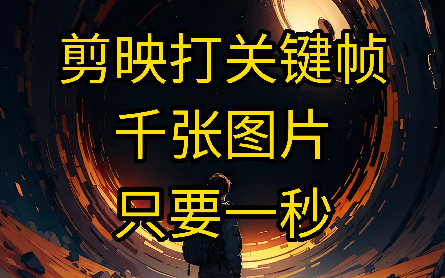 剪映批量关键帧, 千张图片, 只要一秒