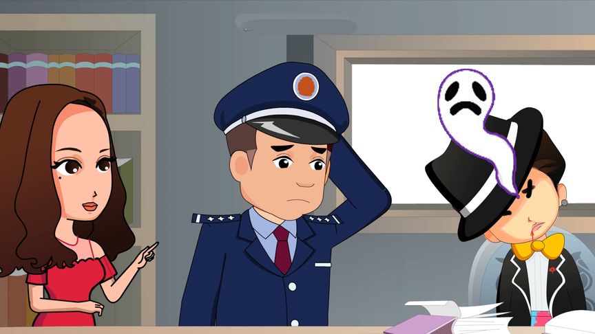 推理动画:奇怪!这个指纹明明不是秘书的?警察怎么把她抓了?