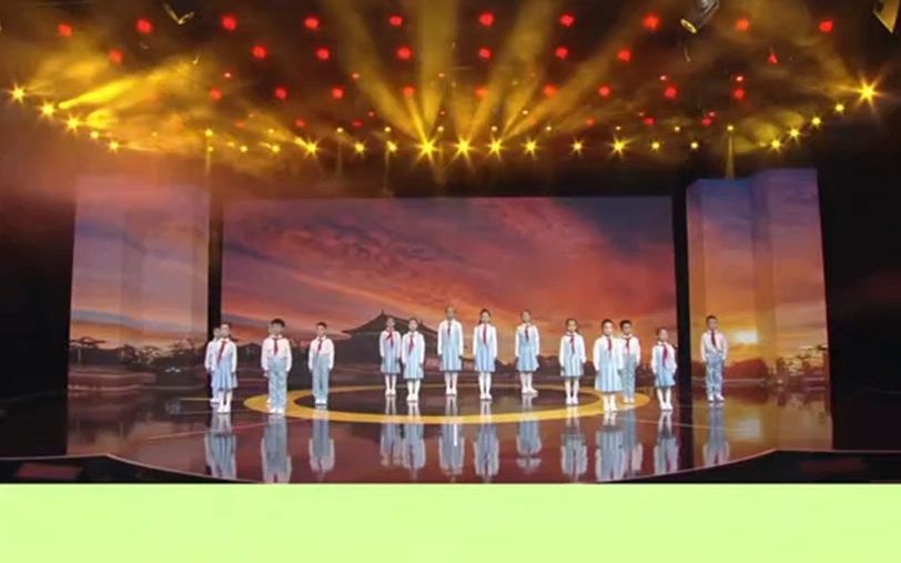 国庆节朗诵少儿口才集体朗诵表演《我们是新一代》国旗下讲话表演节目