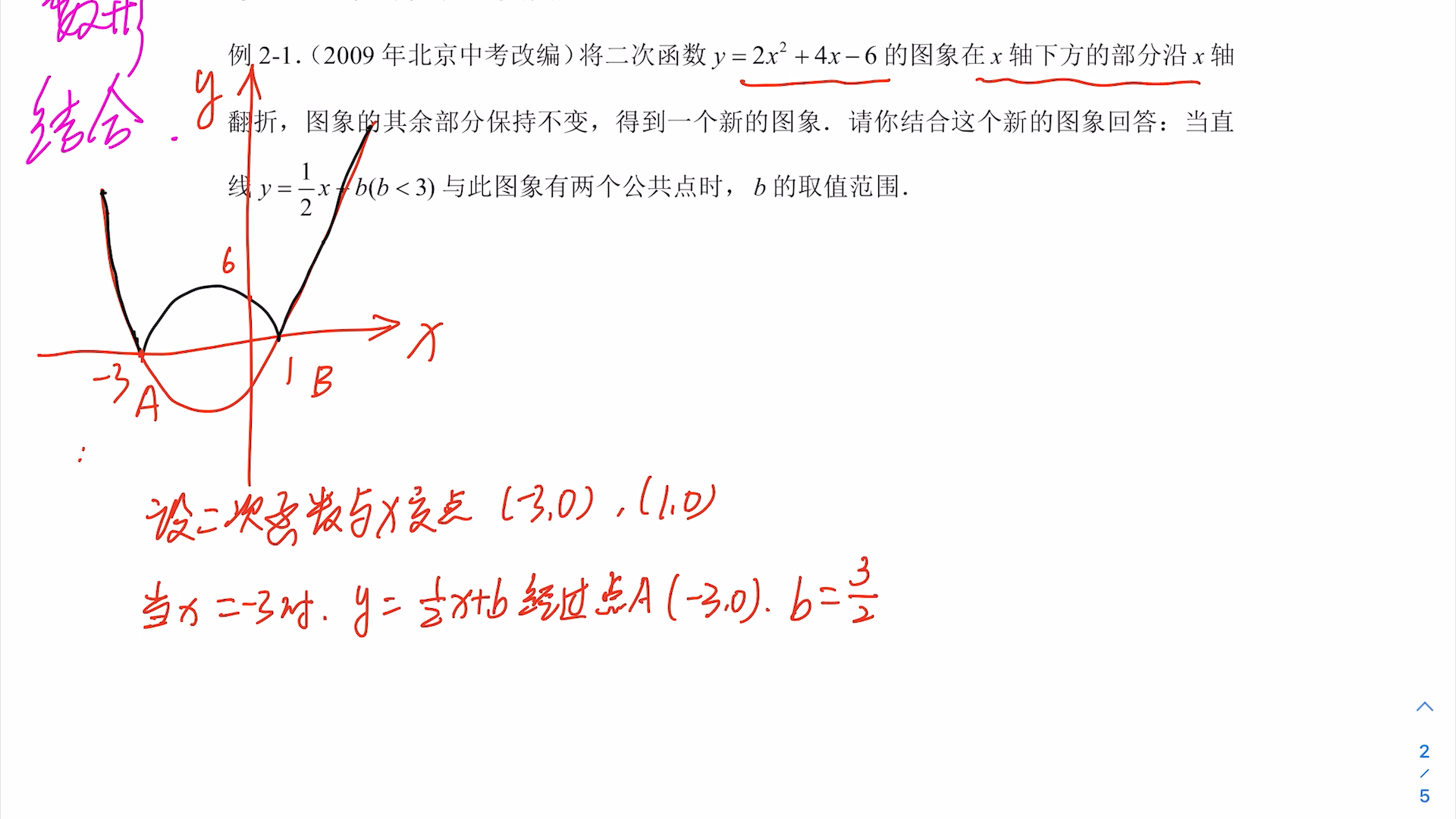 二次函数交点问题